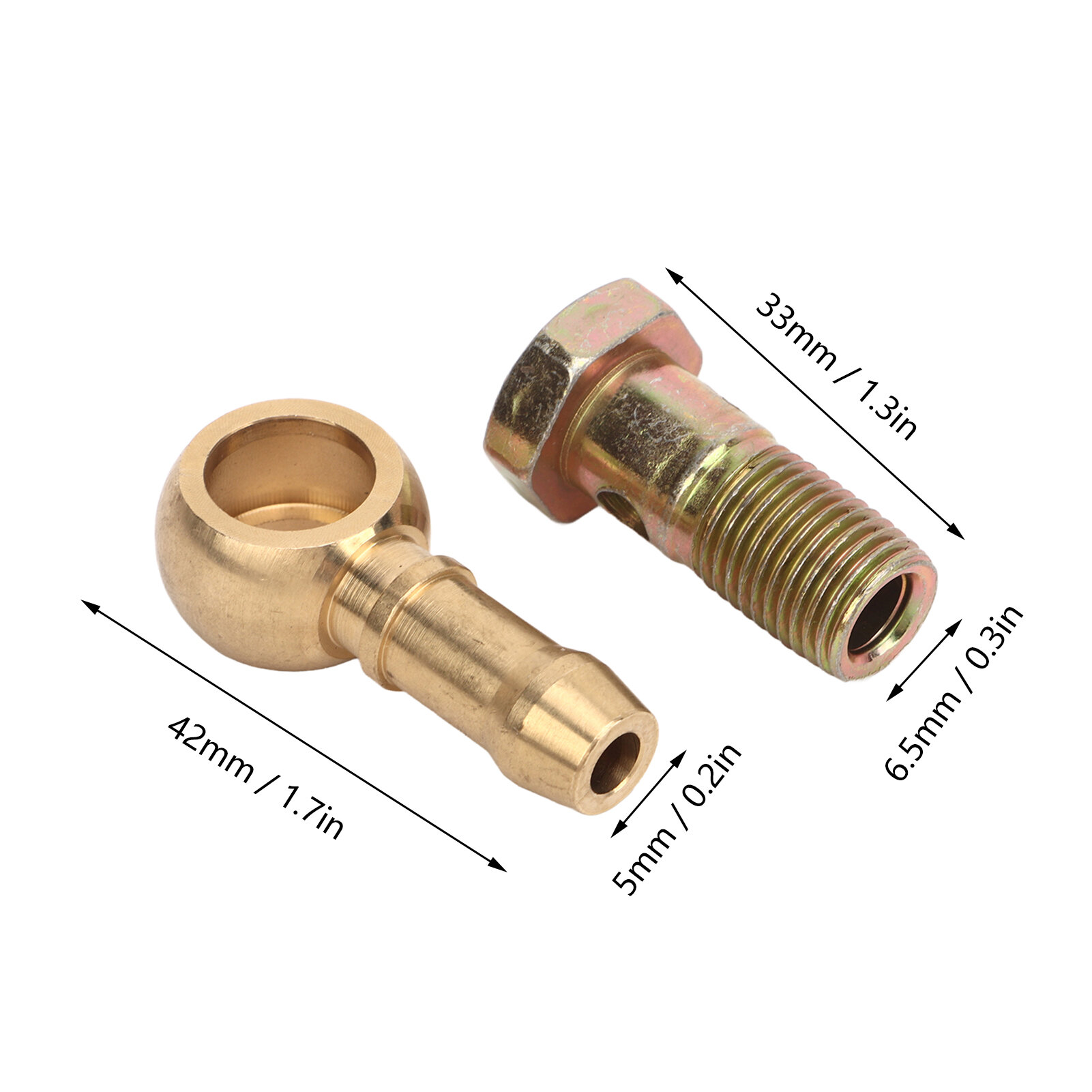 Комплект болтов-банджо M12 X 1,5 мм с 2 шайбами, адаптер для тормозного фитинга из алюминиевого сплава для автомобиля