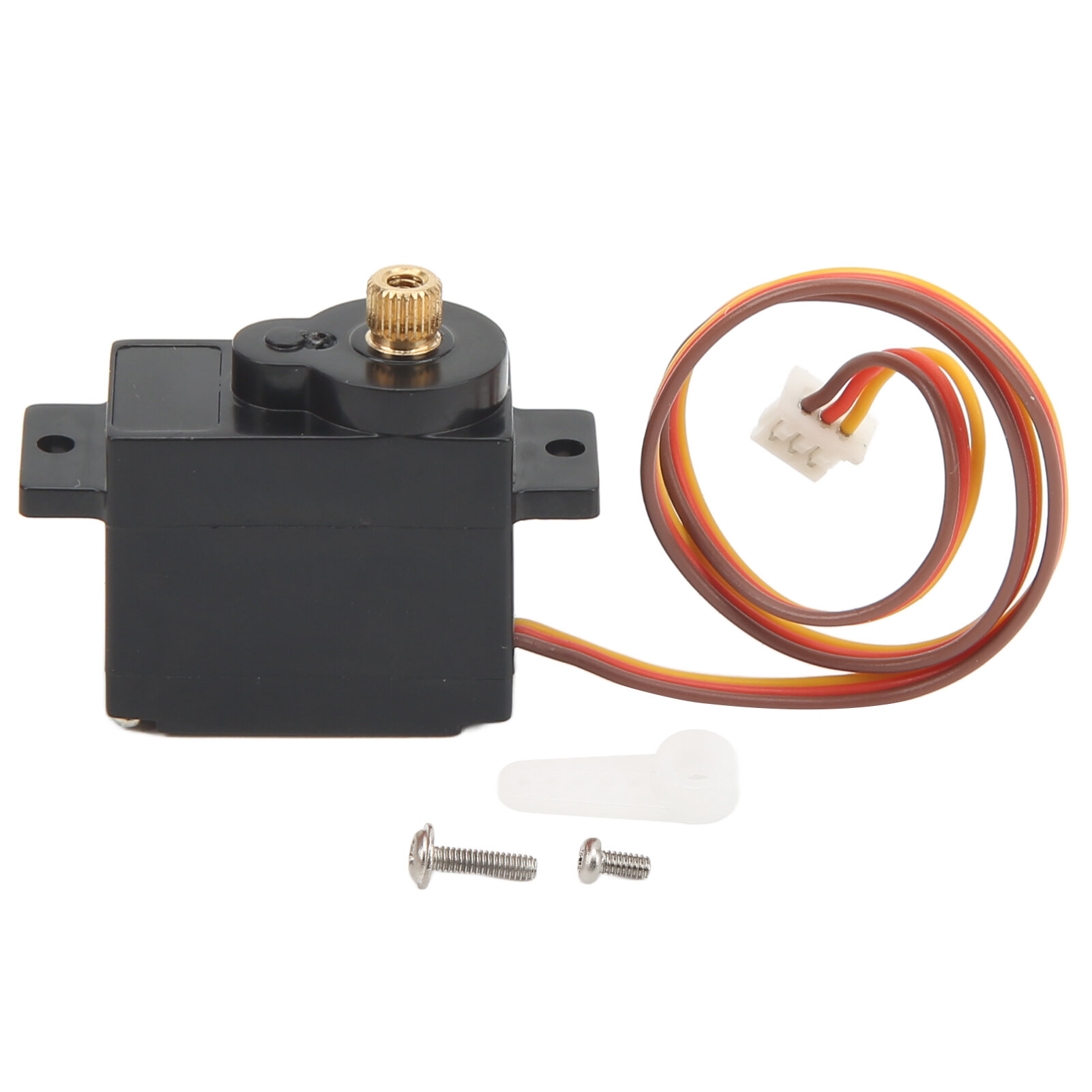 Сервопривод для радиоуправляемой машинки Wltoys 1/28 284131, высокопрочная сталь 28T, надежный и стабильный, с винтами для рычага сервопривода.