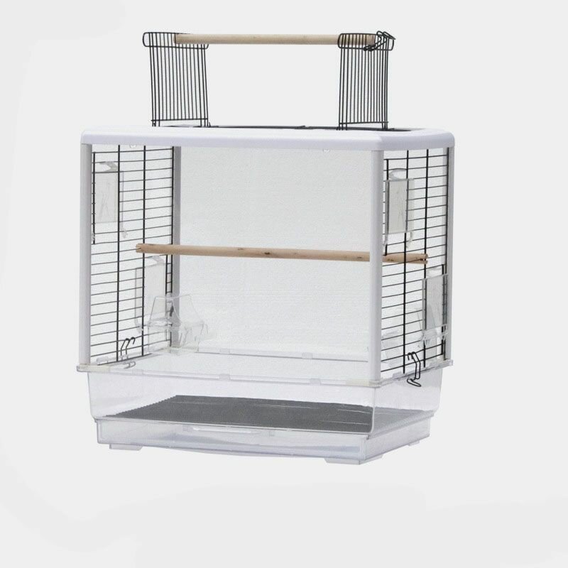 Акриловая прозрачная клетка для декоративных птиц
