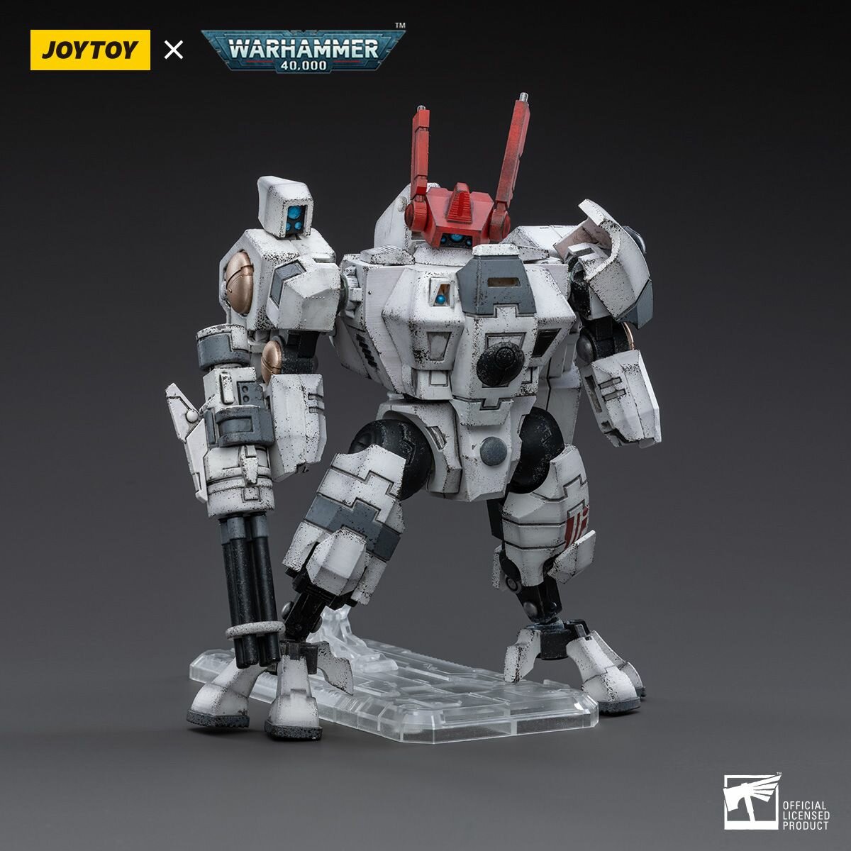 Подвижная фигурка JOYTOY Warhammer 40K T'au Empire Xv8 Crisis Battlesuit 01