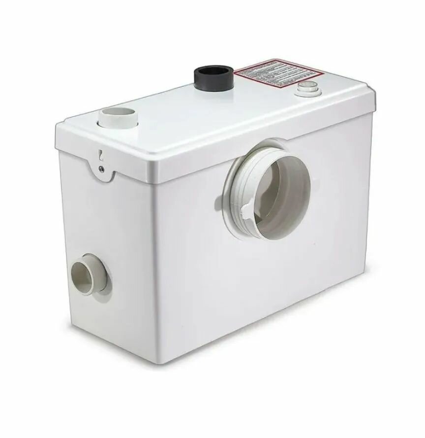 Канализационный насос TIM AM-STP-600 с измельчителем, для отвода из унитаза, раковины и душ (ванны)