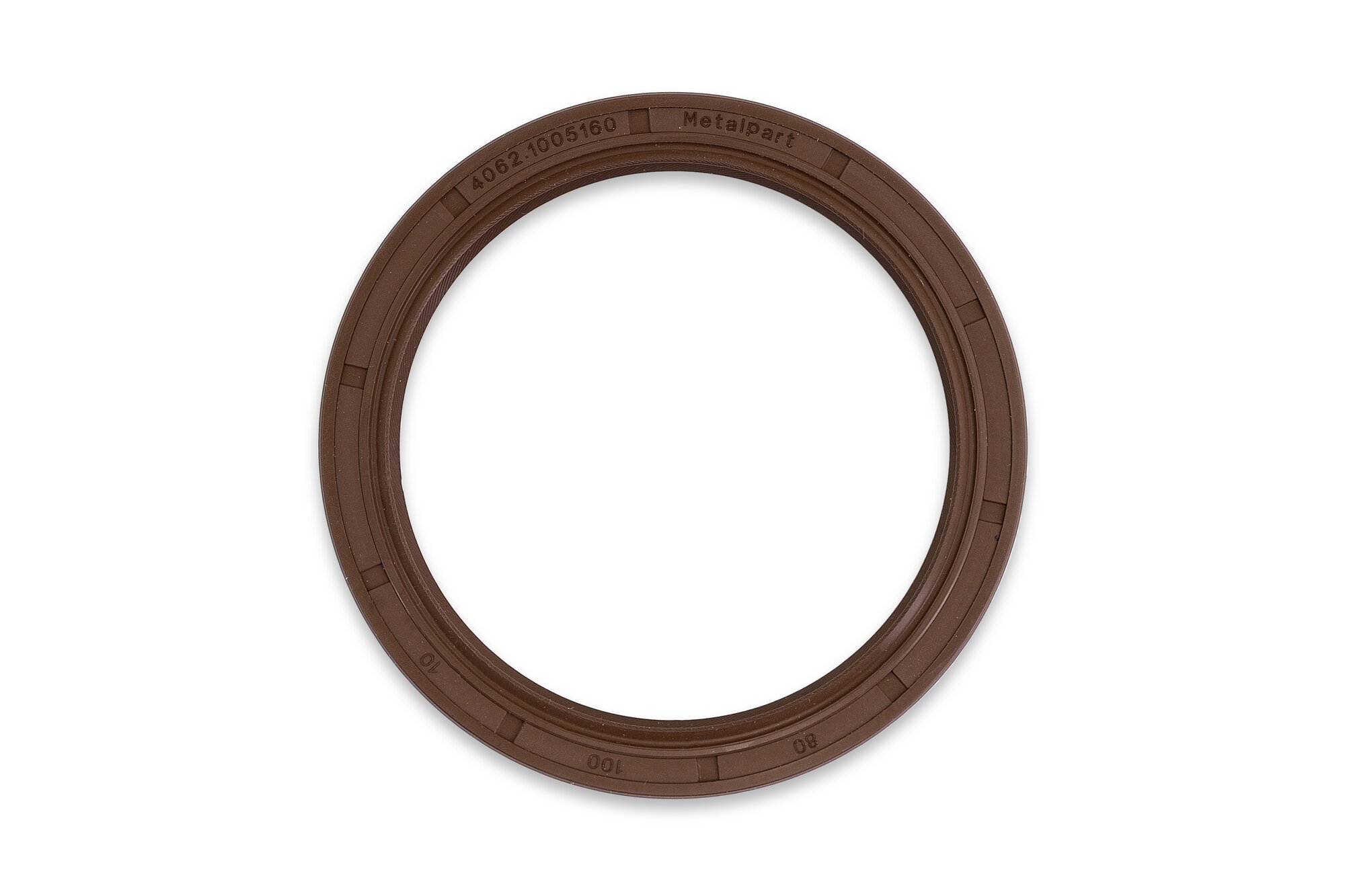 Сальник коленвала задний 80х100х10 FPM (Viton)