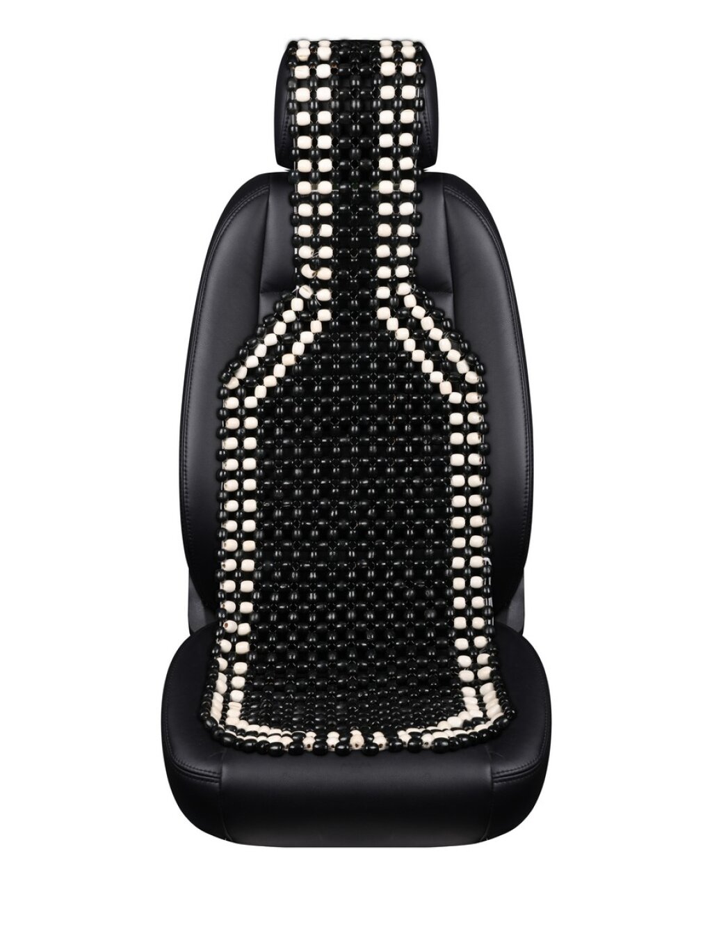 Накидка массажная дерево "PSV" P2002 SMALL (малая), деревянные косточки, черный