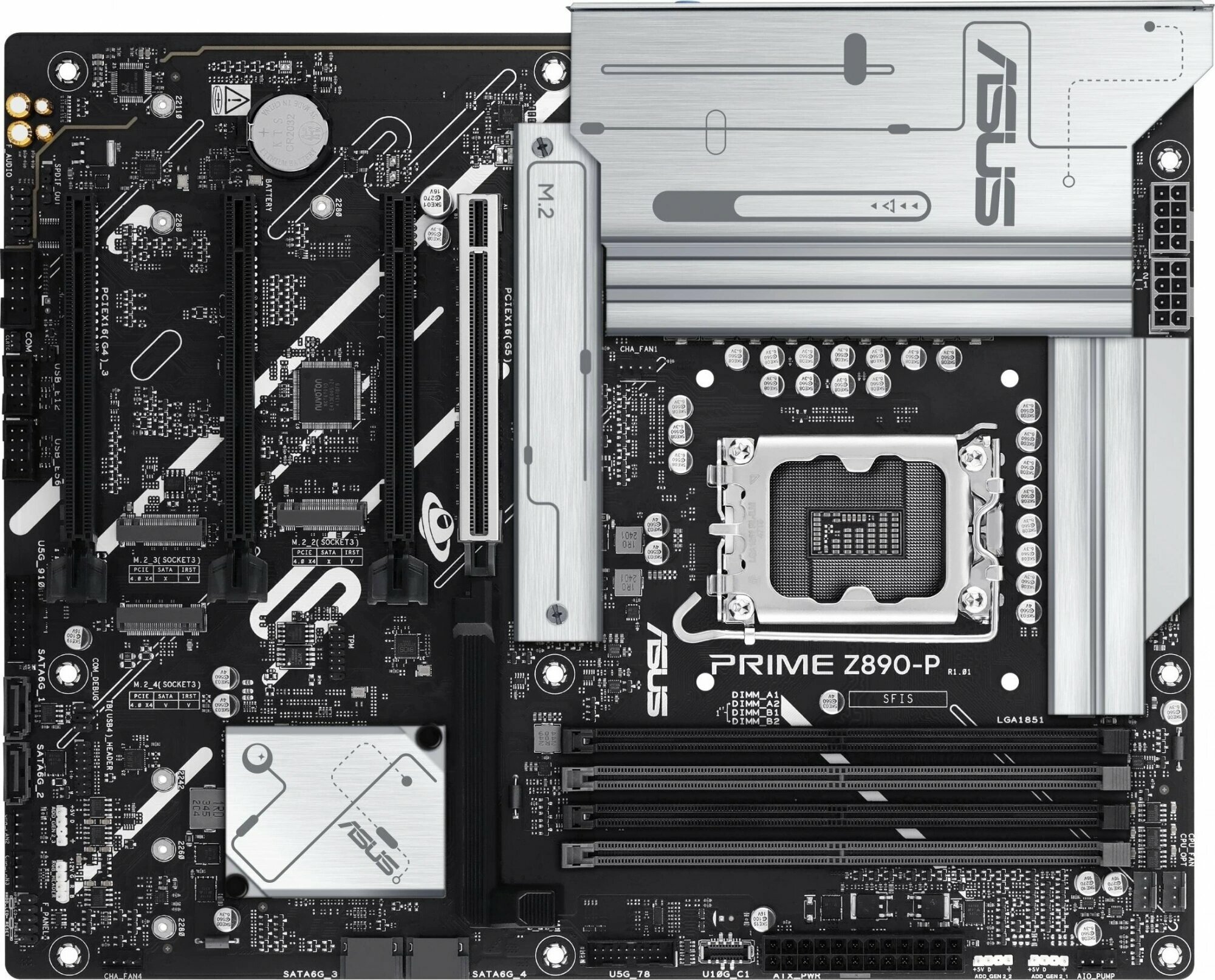 Материнская плата Asus PRIME Z890-P, Soc-1851, Intel Z890, ATX