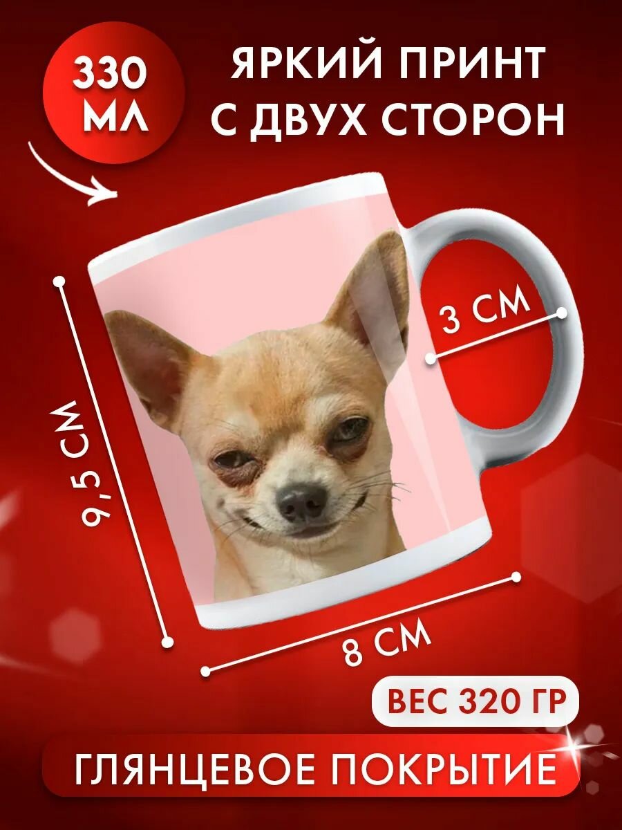 Кружка собака мем — фото 1