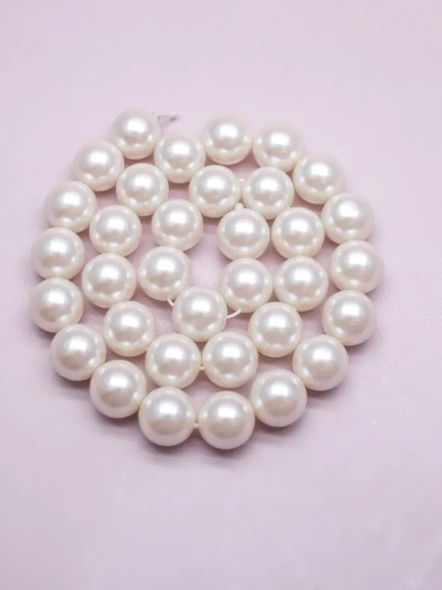 1249 Большие бусины майорки для создания серег 12мм 1нить A+