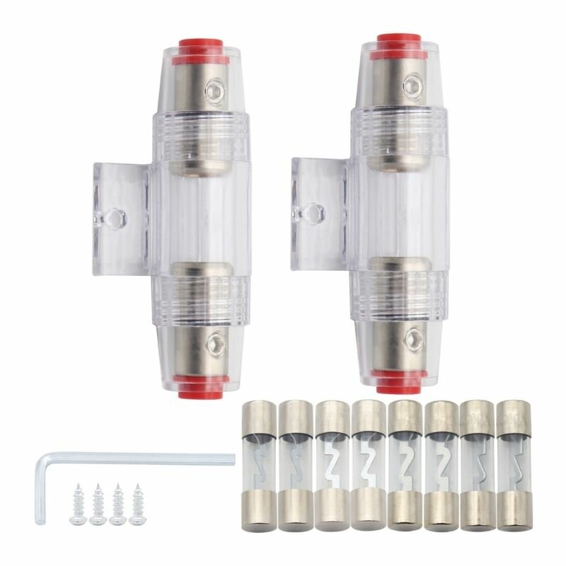 Встроенный держатель предохранителя AGU с блоком 30А, 60А, 80А, 100А, линейным без проводных клемм, коробкой