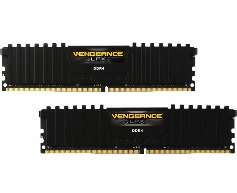 Оперативная память Corsair VENGEANCE LPX (CMK32GX4M2G4000C19) DIMM DDR4 32 ГБ - 2 шт, 4000 МГц