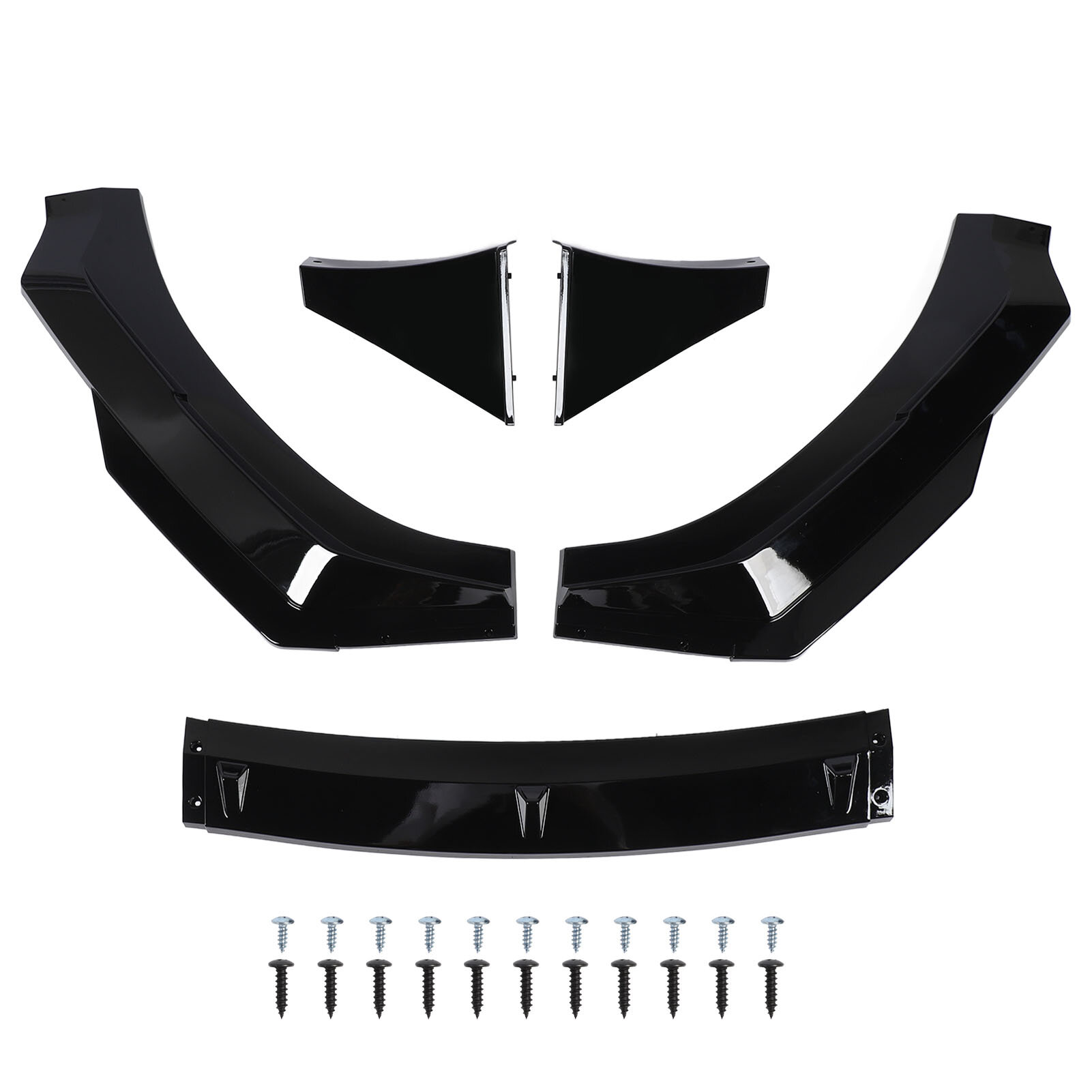 5ШТ Передний Бампер Для Губ Высокопрочный ABS Спойлер Обвес для BRZ ZN8 ZD8 2021-2024 Черный Глянец