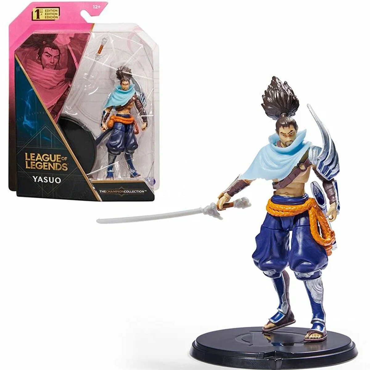 Spin Master League of Legends Yasuo The Champion Collection 1st set / Официальная коллекционная модель персонажа игры