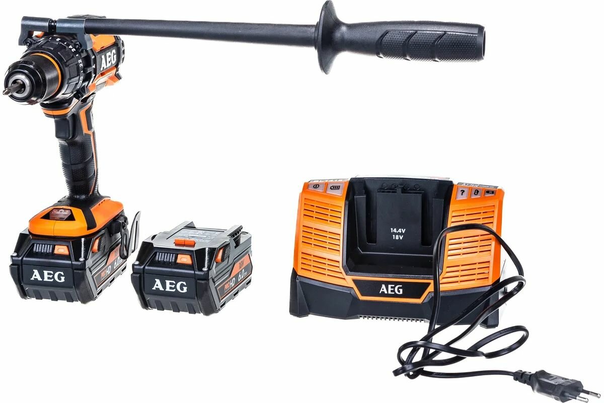 Бесщеточная ударная дрель-шуруповерт AEG BSB18BL LI-602C 4935464100