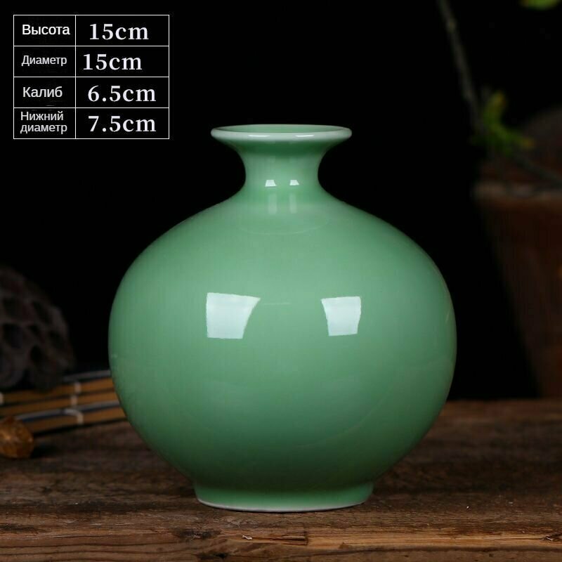 Ваза "Китайская керамическая живопись", 15 см , Керамика, 1 шт