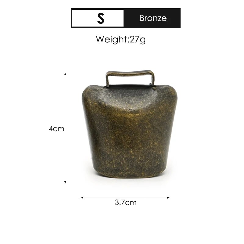 Колокольчик для овец бронзовый S, 27g