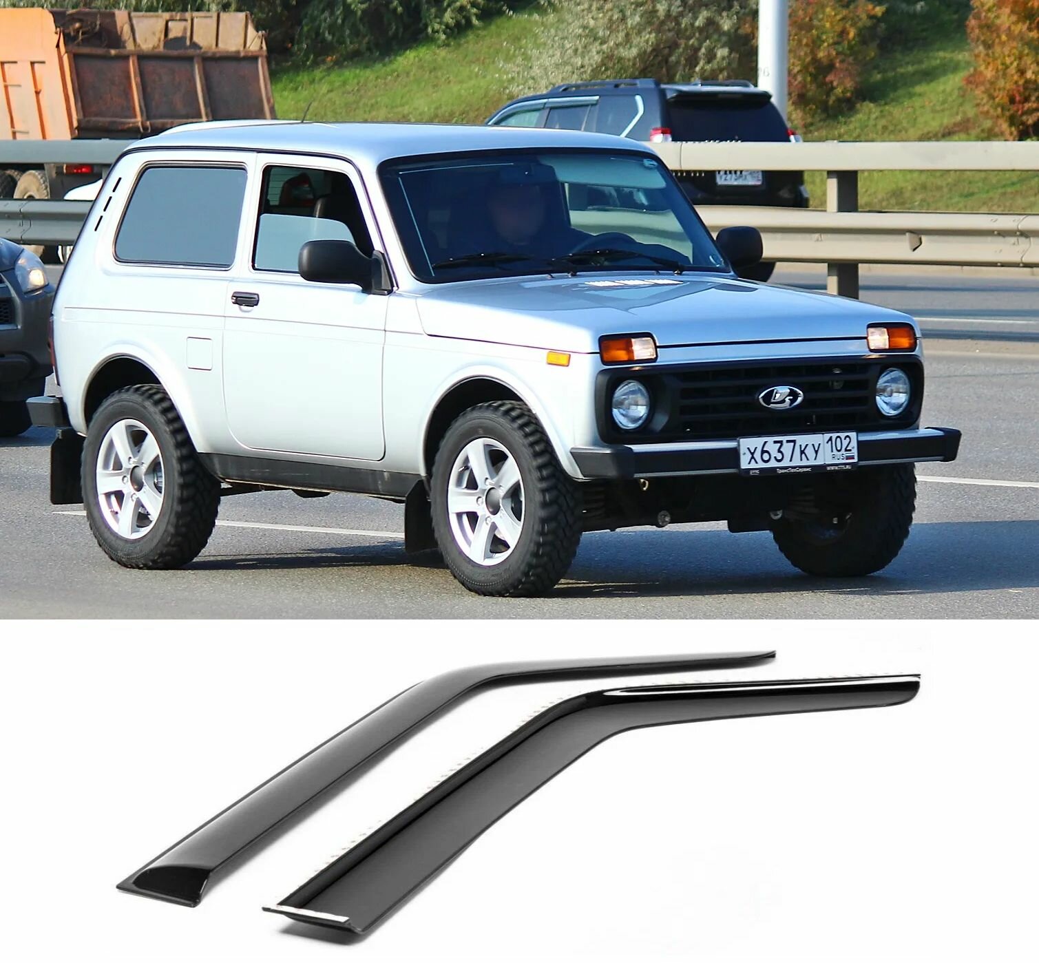 Дефлекторы боковых окон ВАЗ 2121