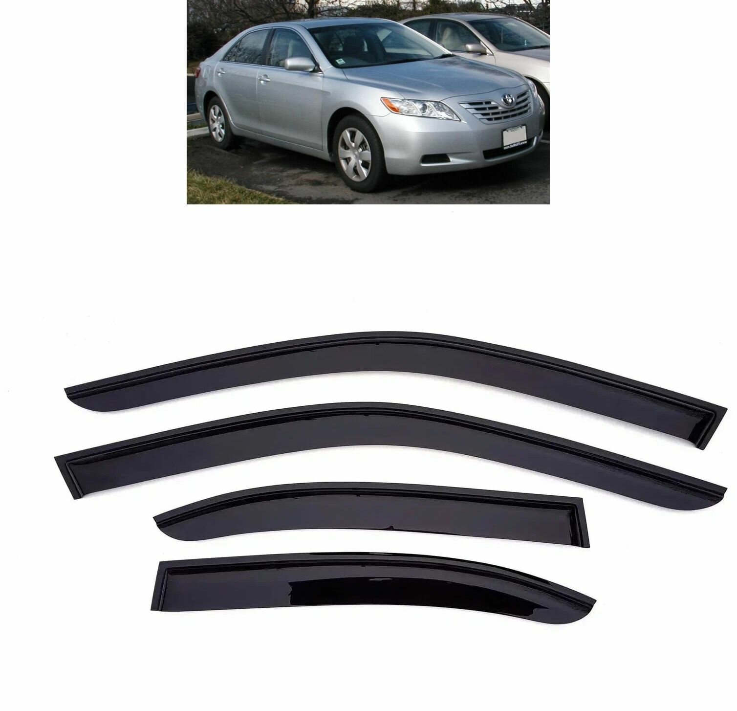Дефлекторы боковых окон TOYOTA Camry Тойота Камри (2006-2011)