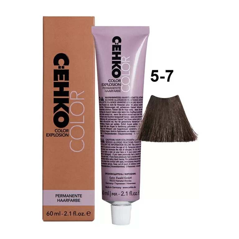 C: EHKO Color Explosion Color Explosion Крем-краска для волос 5/7 60 мл
