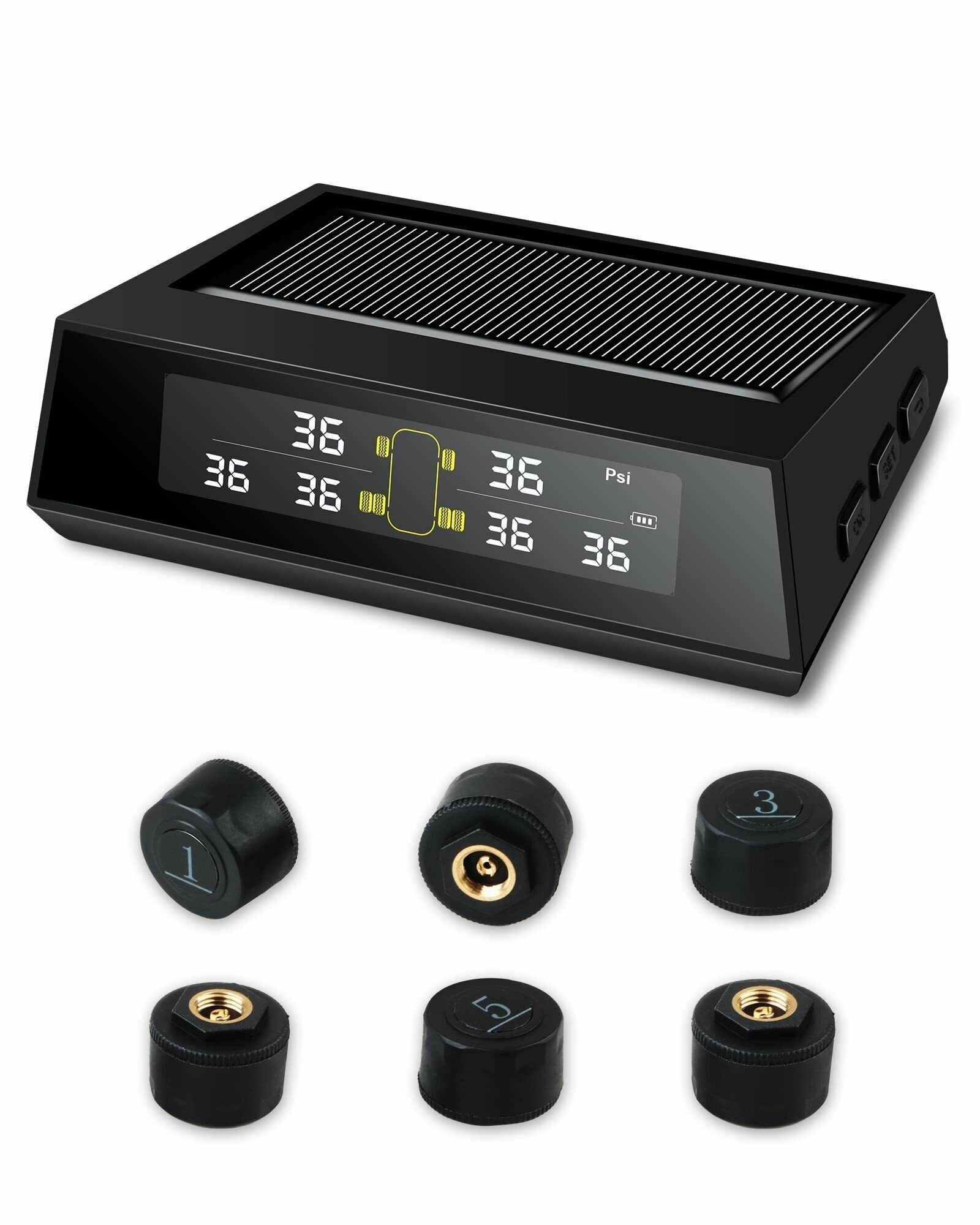 Система контроля давления в шинах 6 колес TPMS