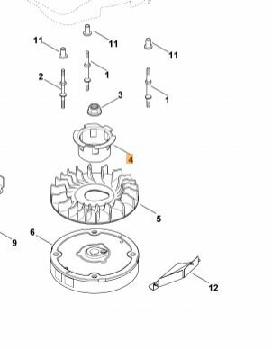VIKING поводок стартера XT-6, XT-675 оригинал