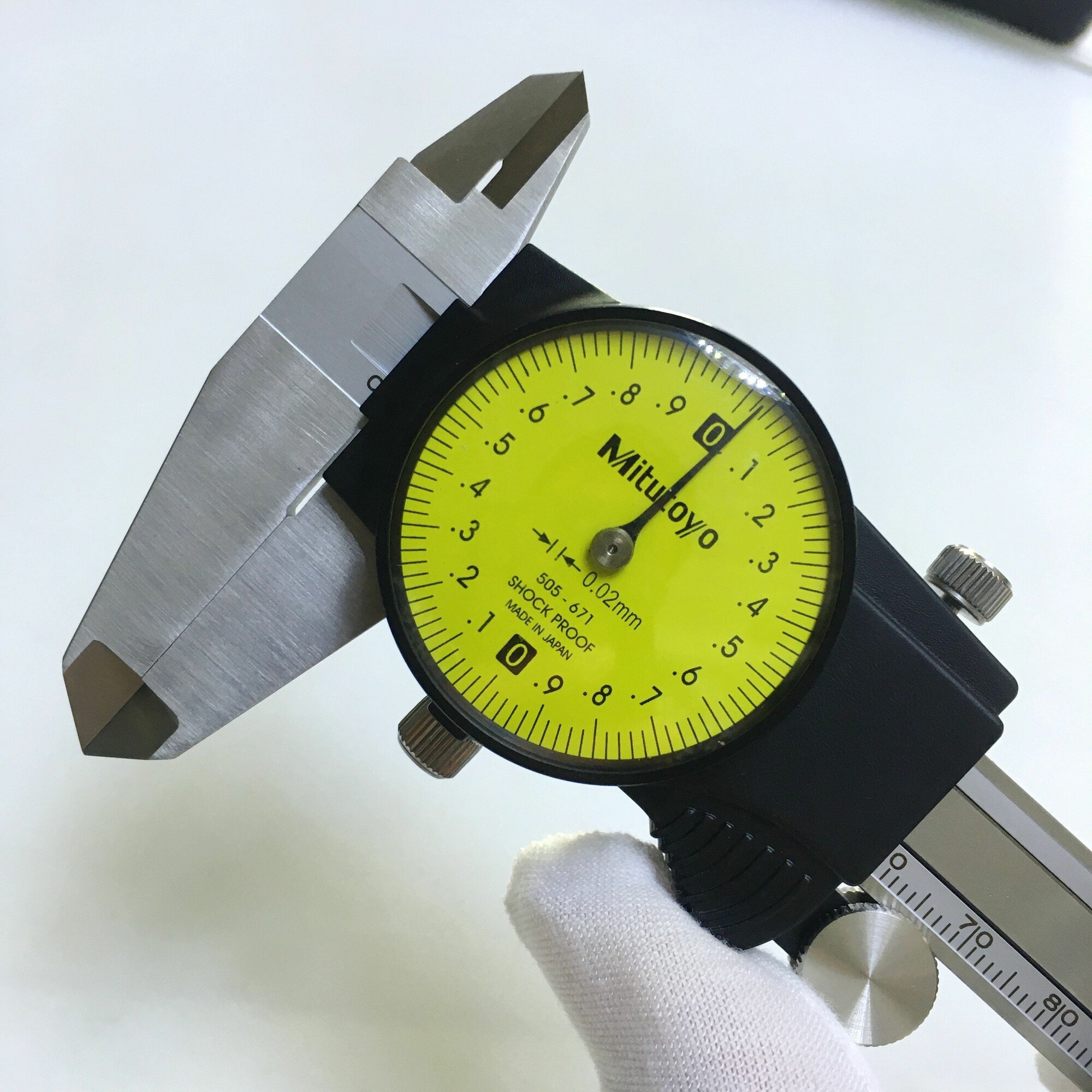 Штангенциркуль Mitutoyo (Япония) с круговой шкалой 0-150 мм 505-671