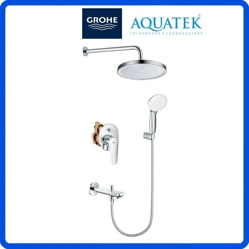 GROHE Встраиваемый душевой комплект хром