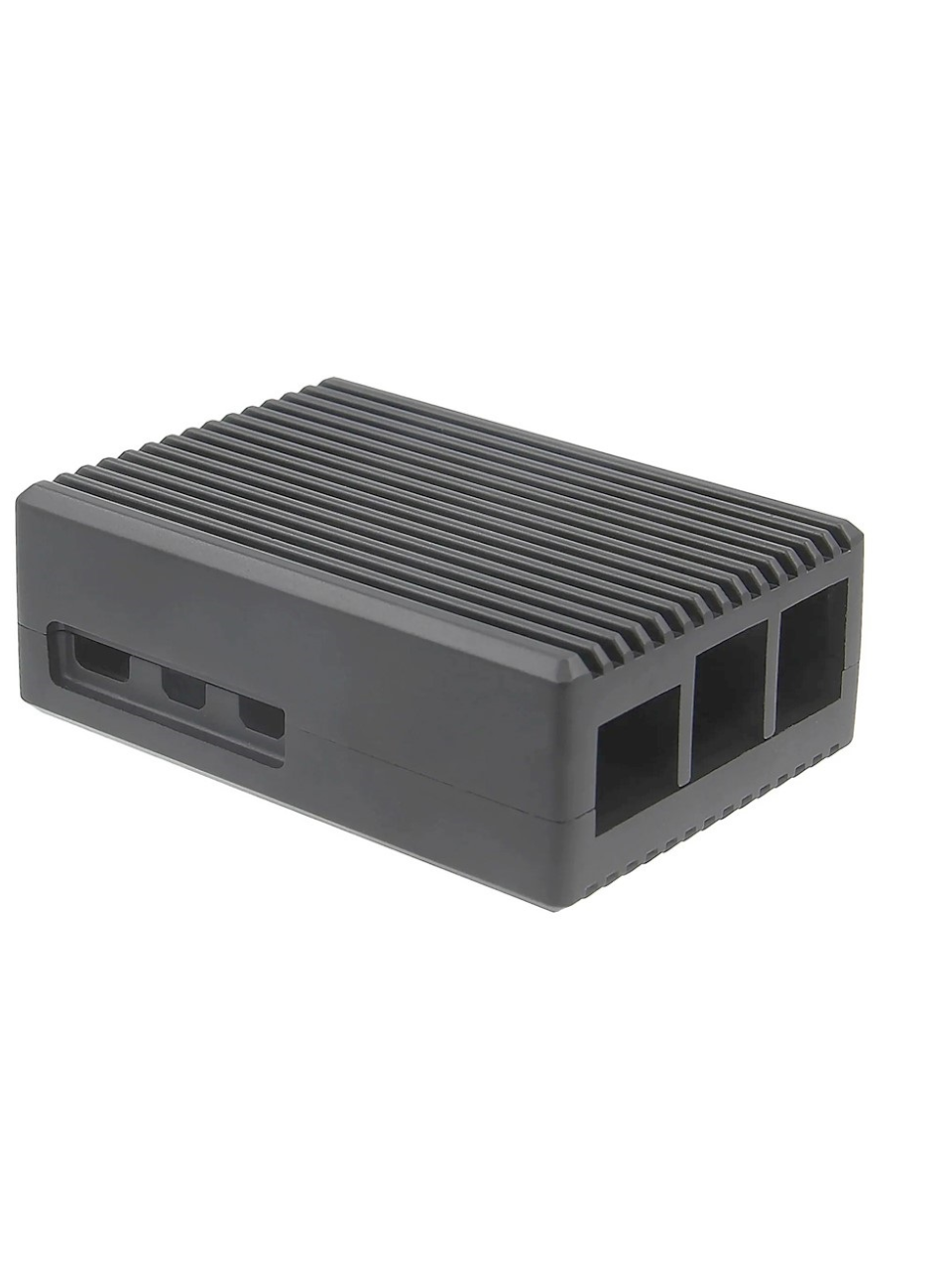 Корпус Qumo RS050 51376 Aluminium Case for Raspberry Pi 5, grey