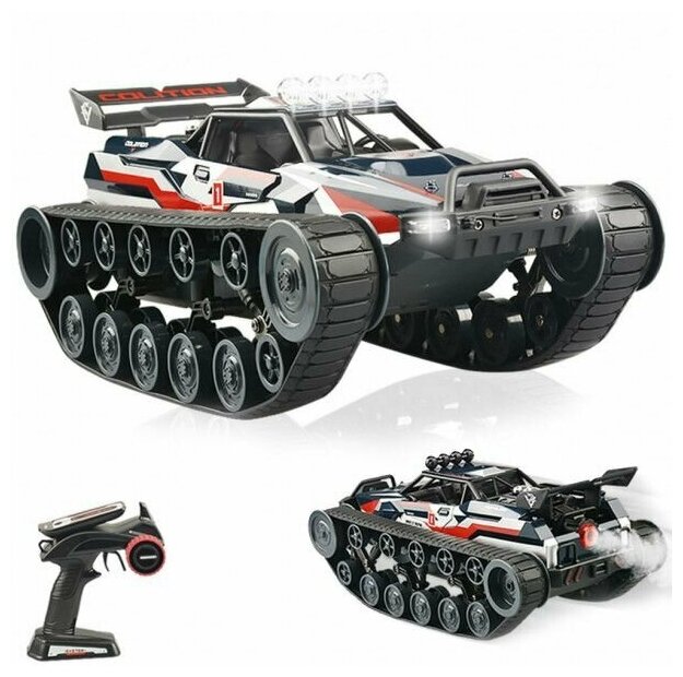 Радиоуправляемый гусеничный вездеход 1:12 2.4G (металл корпус, парогенератор) - G2063-SDCT