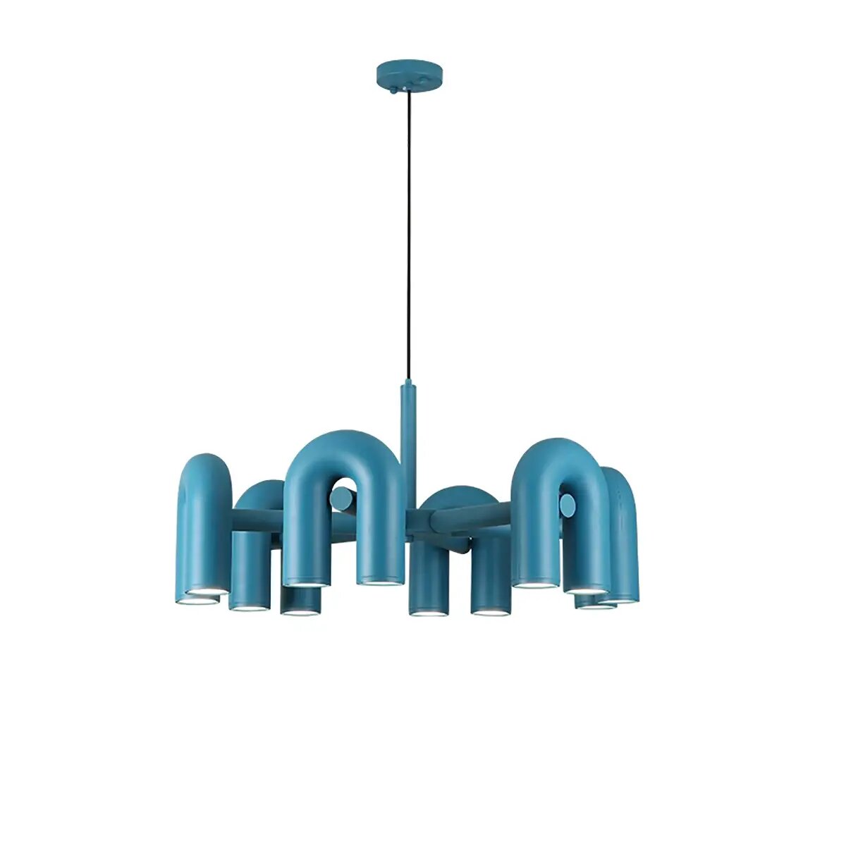 Люстра в стиле CIRKUS Chandeliers by AGO Lightings (зеленый 6 ламп 80*55 см)