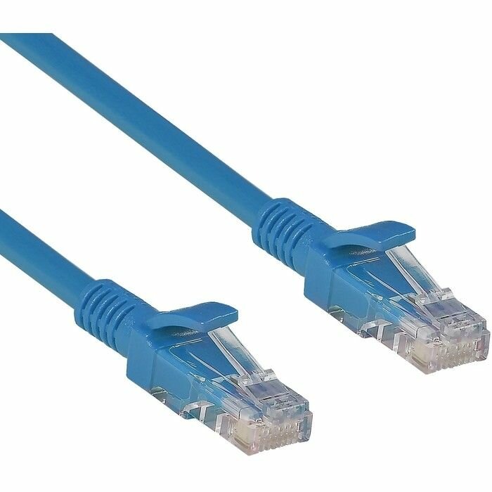 EXEGATE Коммутационный шнур EX258680RUS Патч - корд UTP - RJ45 - RJ45 - 5e - 3M - BL, UTP, cat.5e, 3м, синий