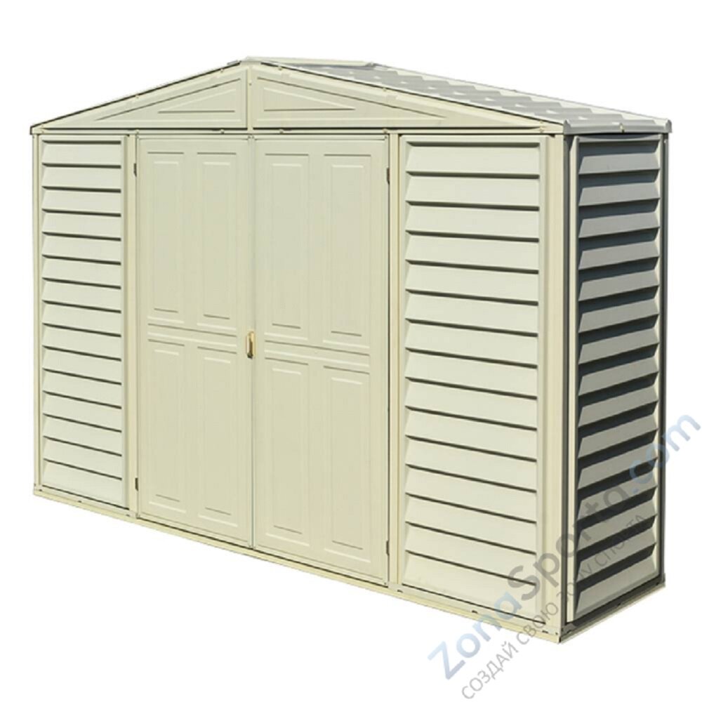 Сарай INTERPLAST DURAMAX SIDEPRO, пластик, цвет слоновая кость