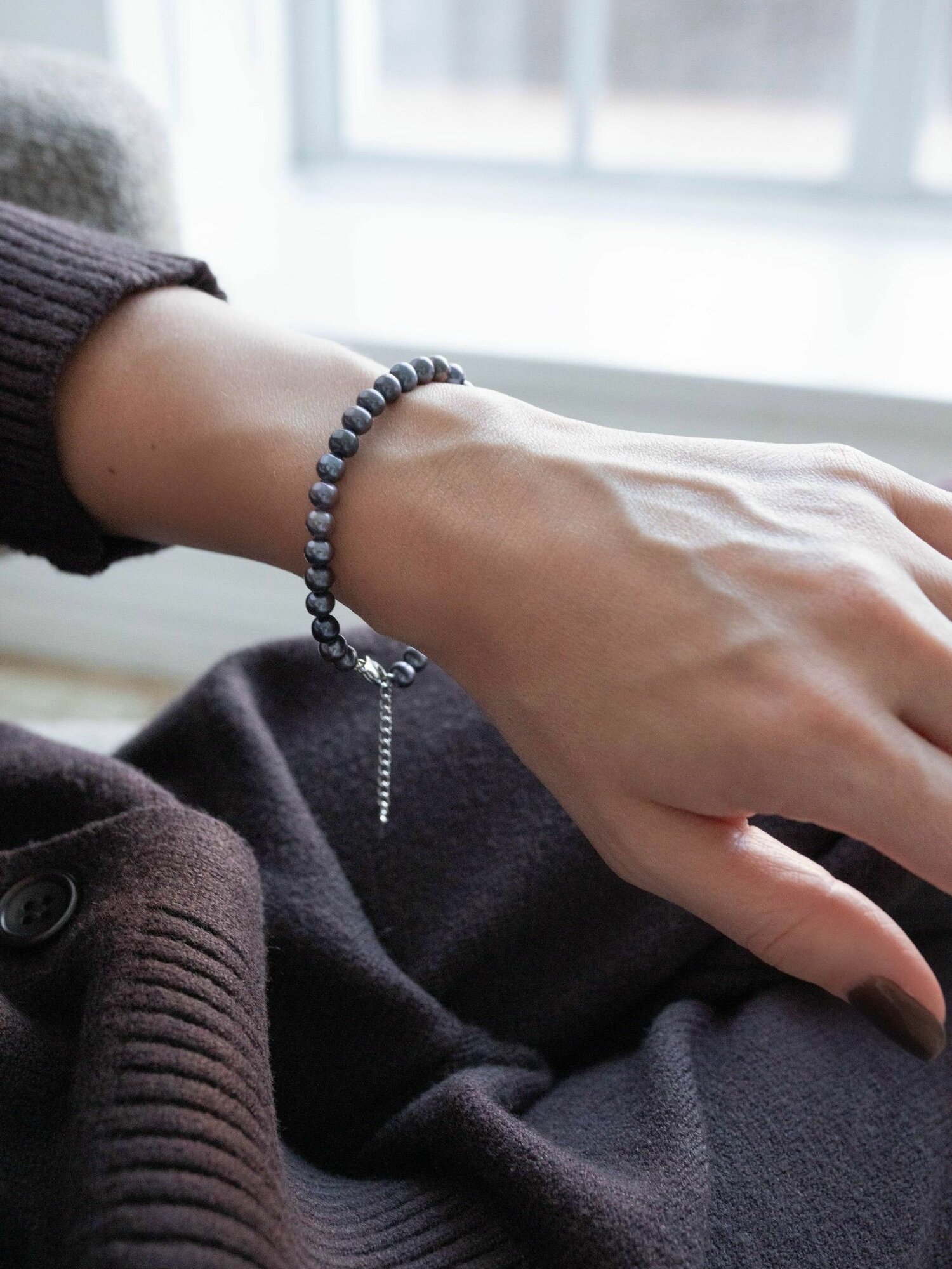 Браслет LILIANASPEARL, жемчуг культивированный, жемчуг пресноводный культивированный