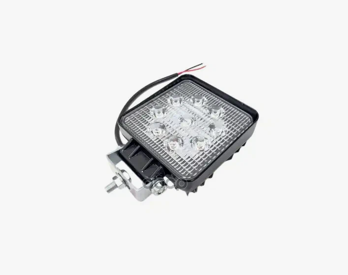 Фара рабочего света квадрат 108х108mm 9 hd led 27w 12/24в spot(рассеиваемый свет) (stellox)