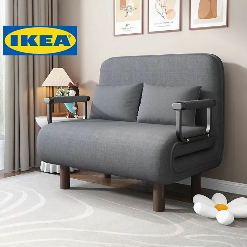 Диван-кровать 60х68х85 см, светло-серый