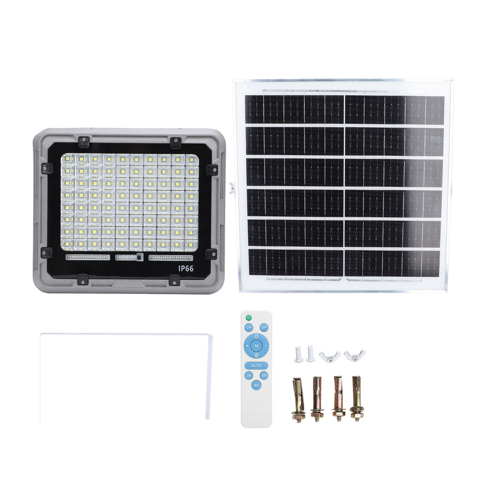 Солнечный прожектор 300 Вт, 240 LED, IP66, 10000 мАч, с пультом