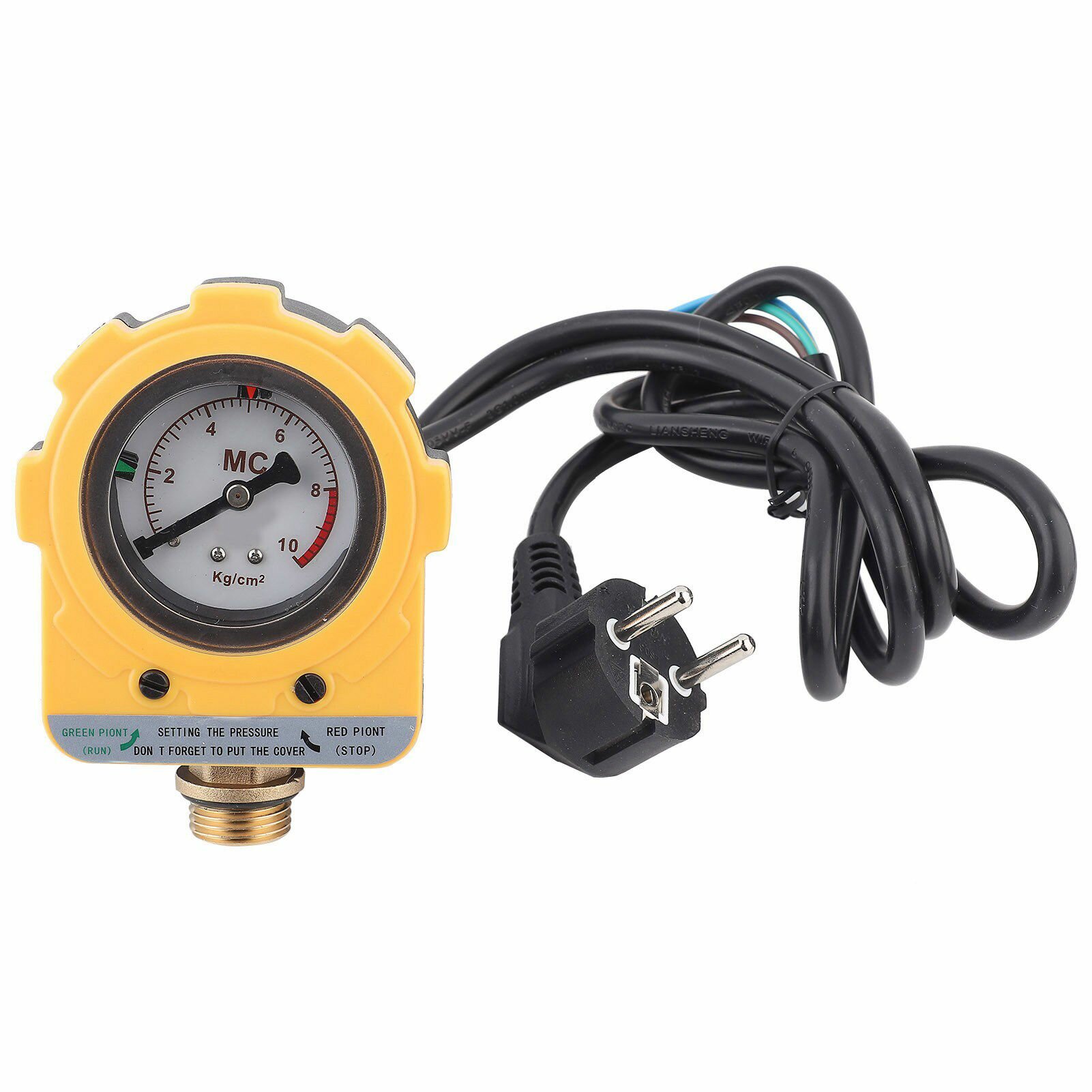 Регулятор давления 10 бар, электронный переключатель для водяного насоса, автоматическое управление включением и выключением, прочный и надежный регулятор системы водоснабжения