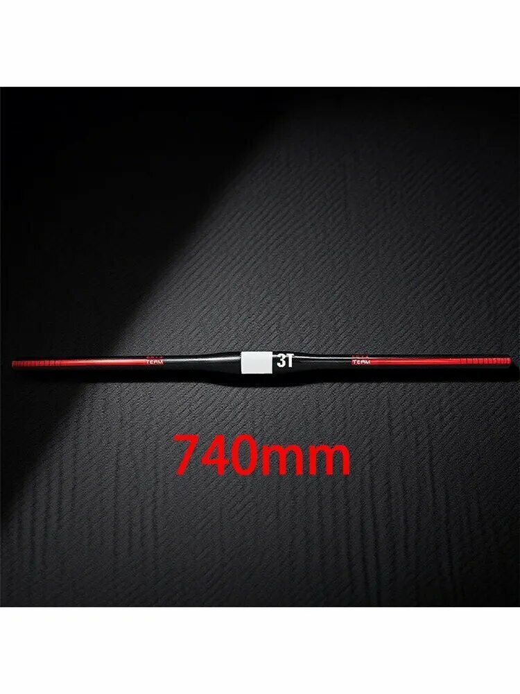 3T руль MTB Высококачественный знаменитый карбоновый , плоский или подъемный, 31,8x700 720 740 мм