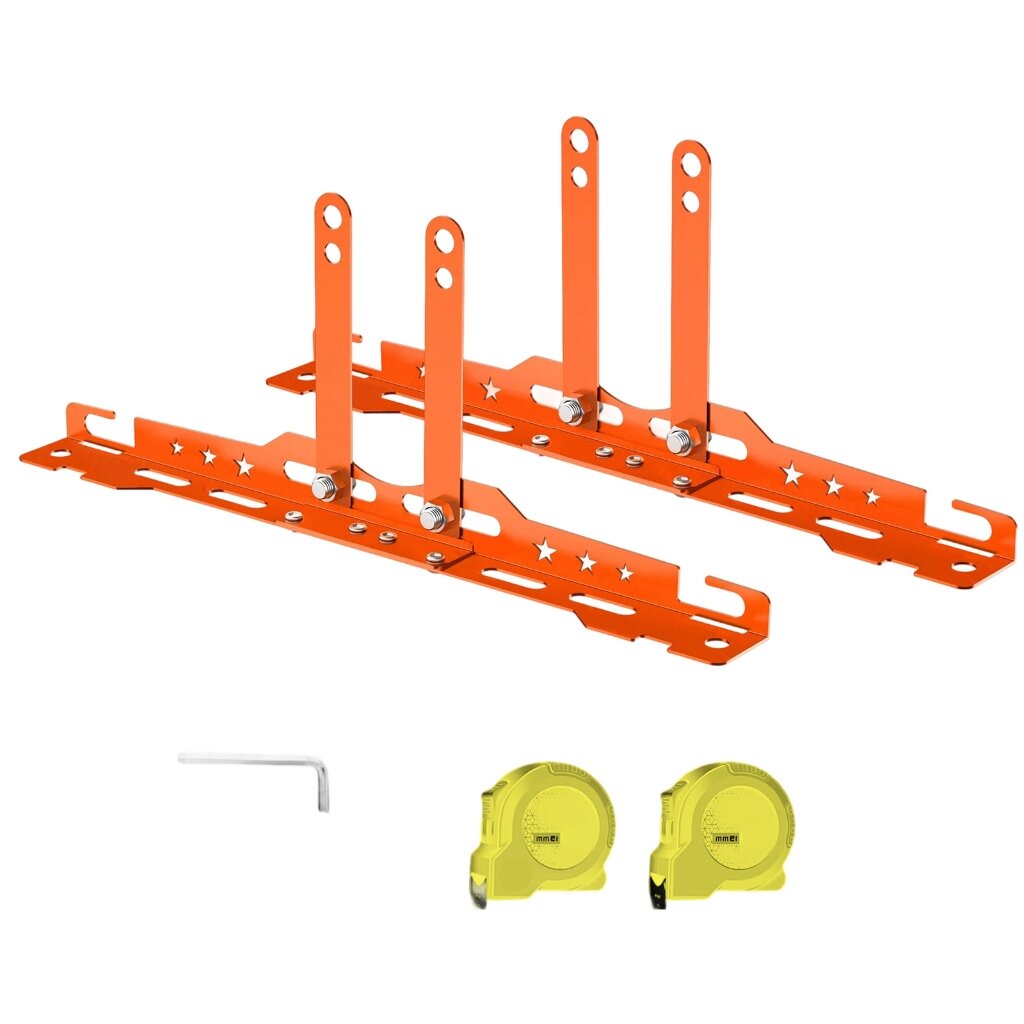 (Комплект) Мощный набор инструментов для выравнивания колес-оранжевый