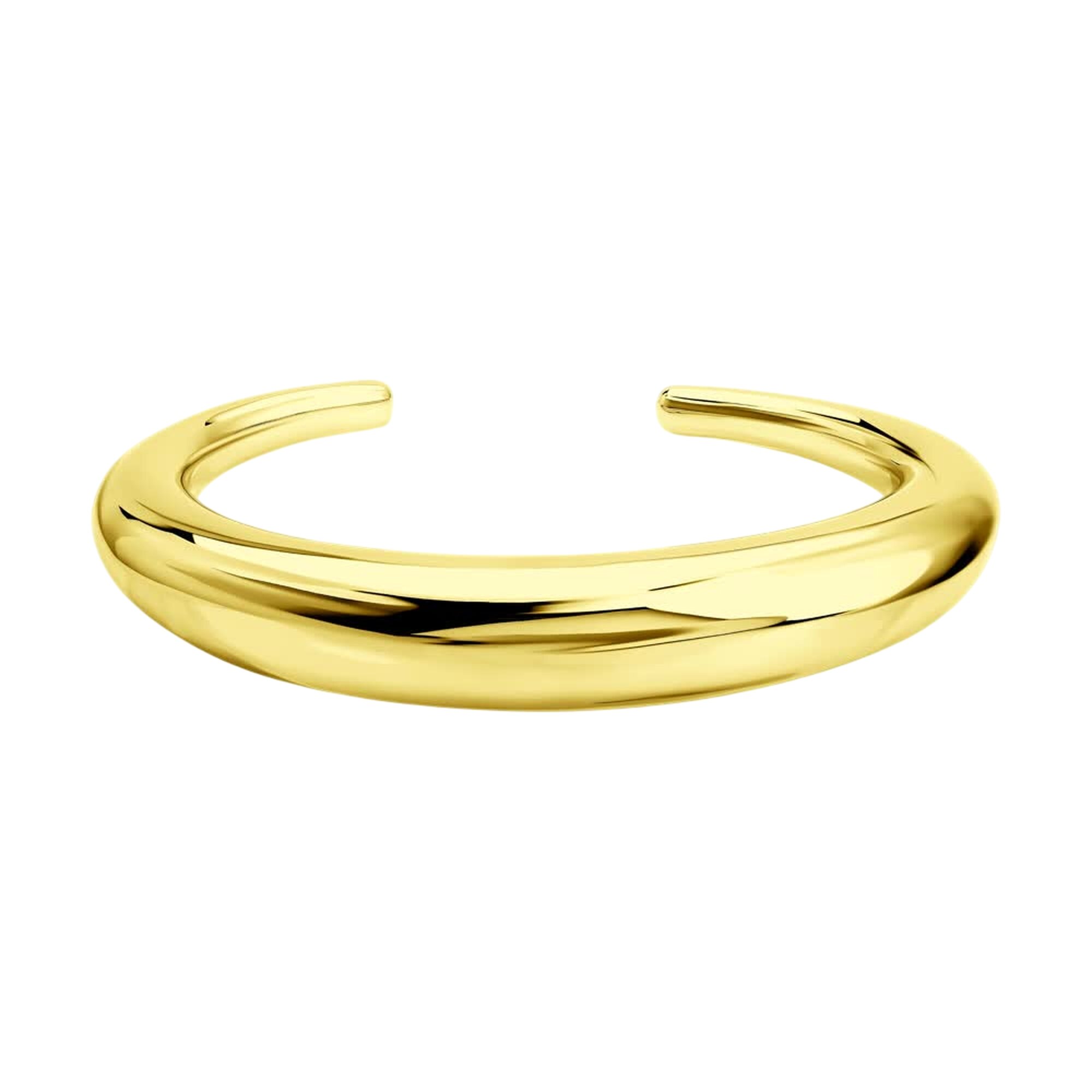 Жесткий браслет, серебро, 925 проба, серебрение