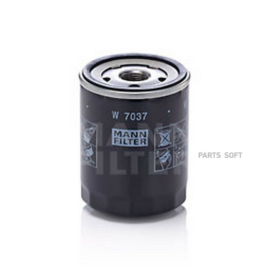 MANN-FILTER W 7037 фильтр масляный SUBARU FORESTER, IMPREZA III, LEGACY III, IV, OUTBACK II, III - ALL 2,0 TD