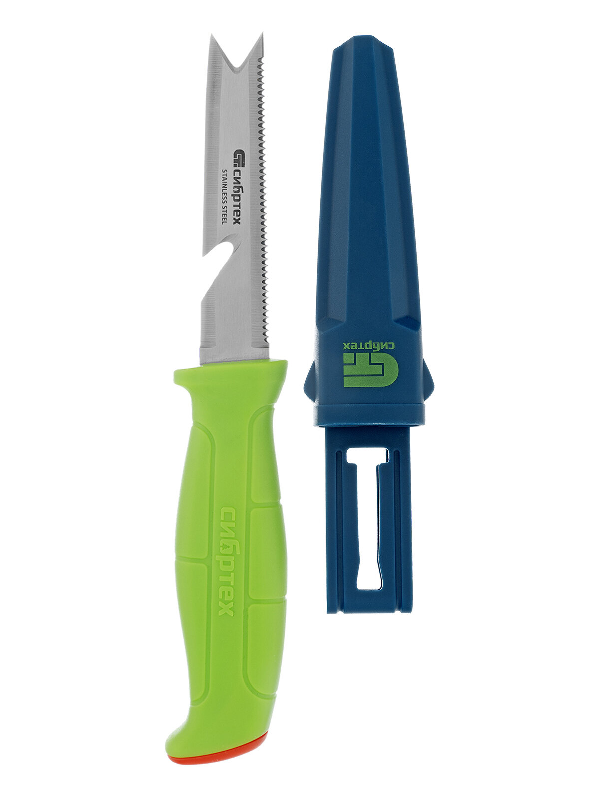 Нож туристический "поплавок"многофункциональный для туристов Сибртех рыбаков и садоводов 220 мм 79017