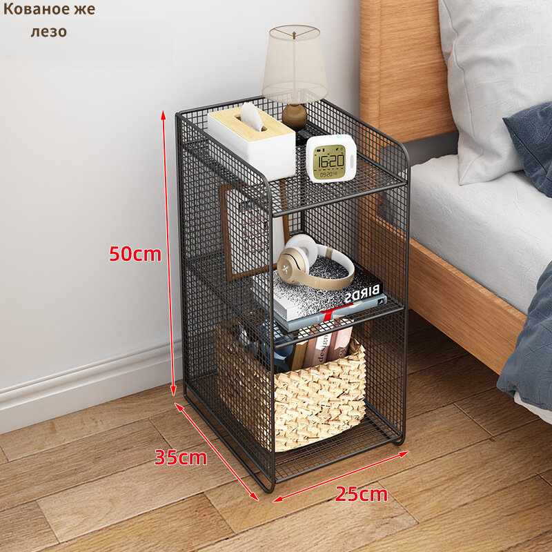 KNOW EASY-Этажерка, 2-й этаж, Металл, 35х25х50 см，полка，простота