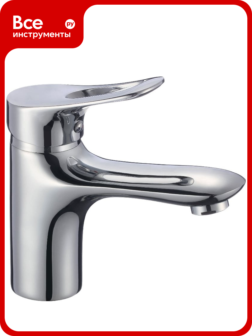 Смеситель для умывальника Ростовская мануфактура сантехники SL120-001F, всех типов раковин, гальванизации