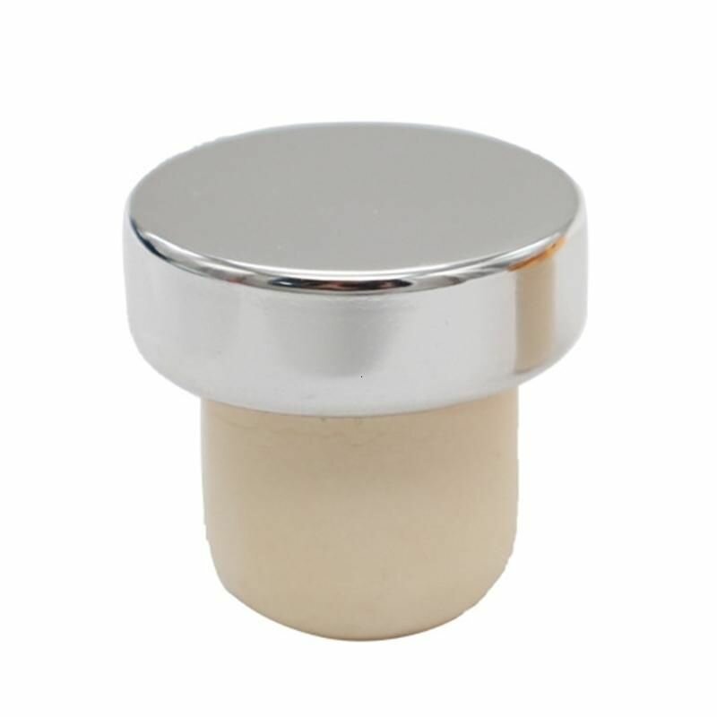 Крышка для бутылок Т-образная пробка для герметизации Инструмент для бара Многоразовая пробка для пива, серебро