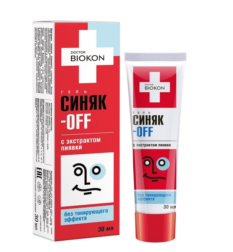 Doctor biokon синяк-off гель без тонирующего эффекта 30 мл