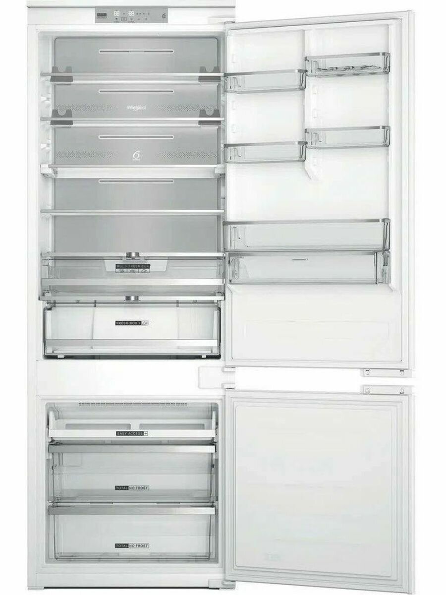 Холодильник встраиваемый Whirlpool WHSP70T241P, белый