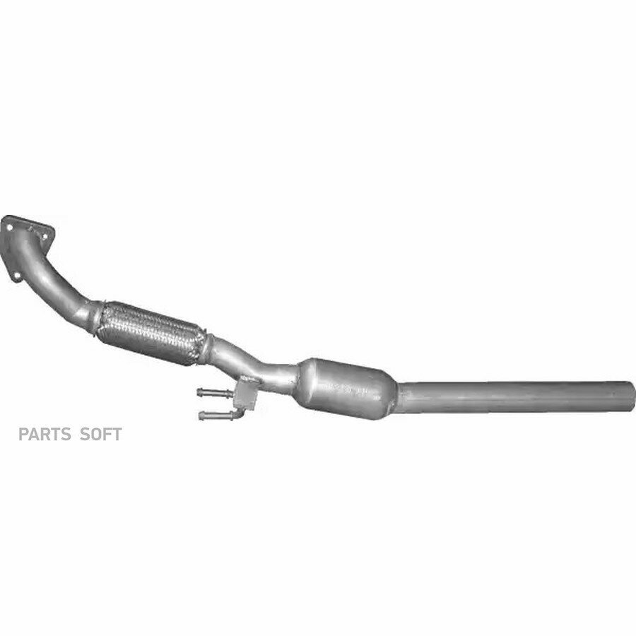 Глушитель замена катализатора Skoda Octavia, Audi A3, Seat Leon, Toledo, VW Bora, Golf 1.9TDI 97-06 от официального дистрибьютора, POLMOSTROW, артикул 2460