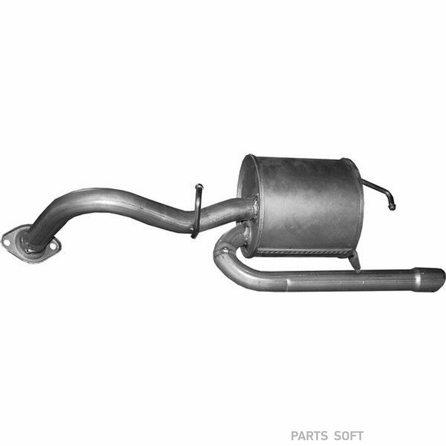 Глушитель задн часть TOYOTA: YARIS 1.3 06-11 от официального дистрибьютора, POLMOSTROW, артикул 2632