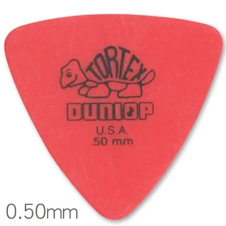 Dunlop Tortex 0.50 мм медиатор для гитары, красный