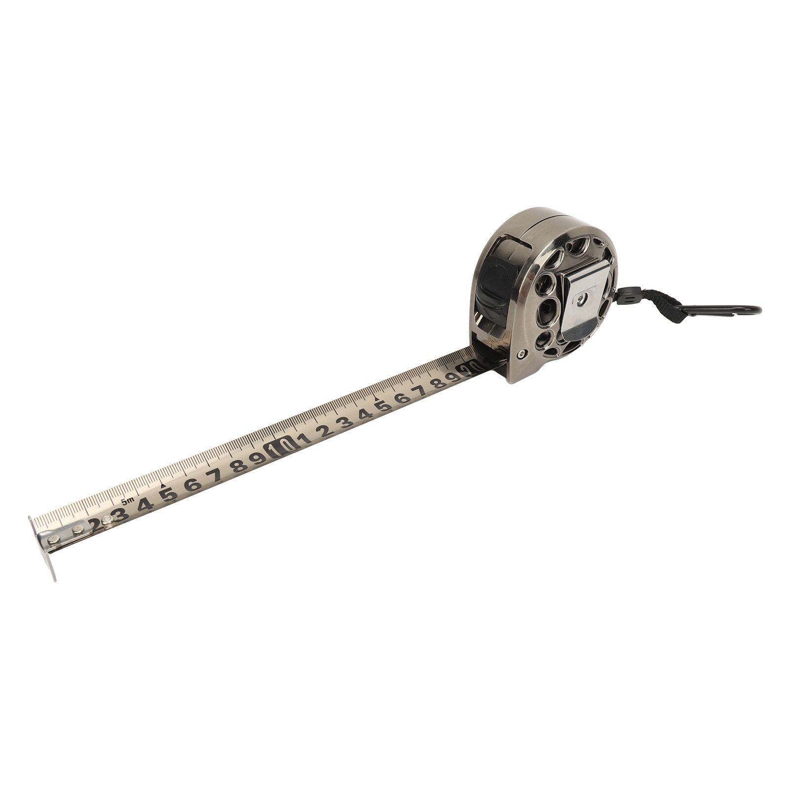 Измерительная лента из нержавеющей стали, водонепроницаемая, износостойкая, с выдвижной шкалой, линейка 25 мм, 5 метров