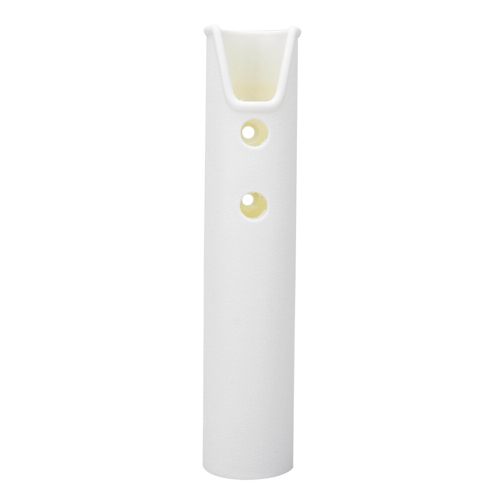 Пластиковый держатель для удочки с одним отверстием, прямой боковой монтаж, белый