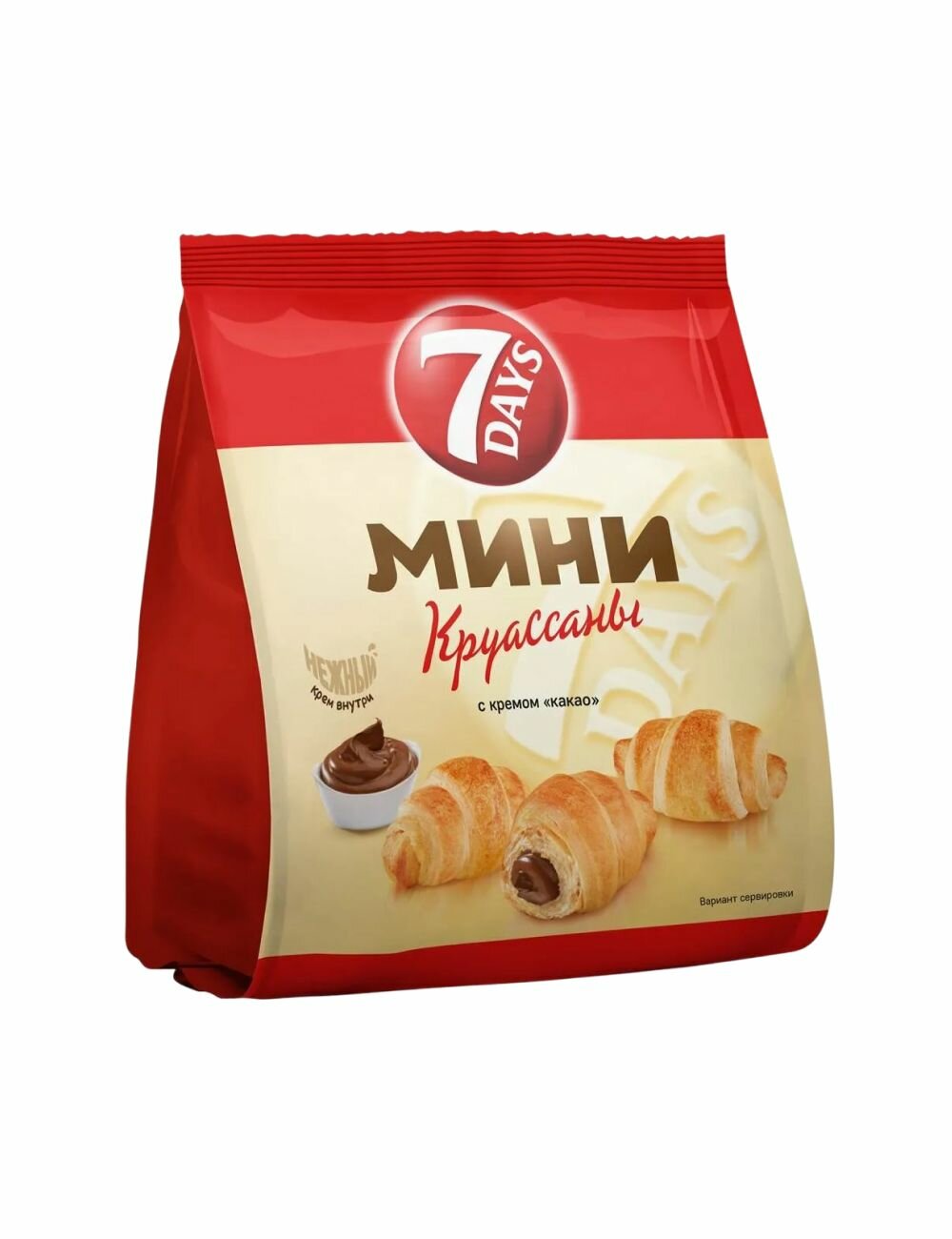 Круассаны 7 DAYS Мини c кремом Какао 123г 1шт